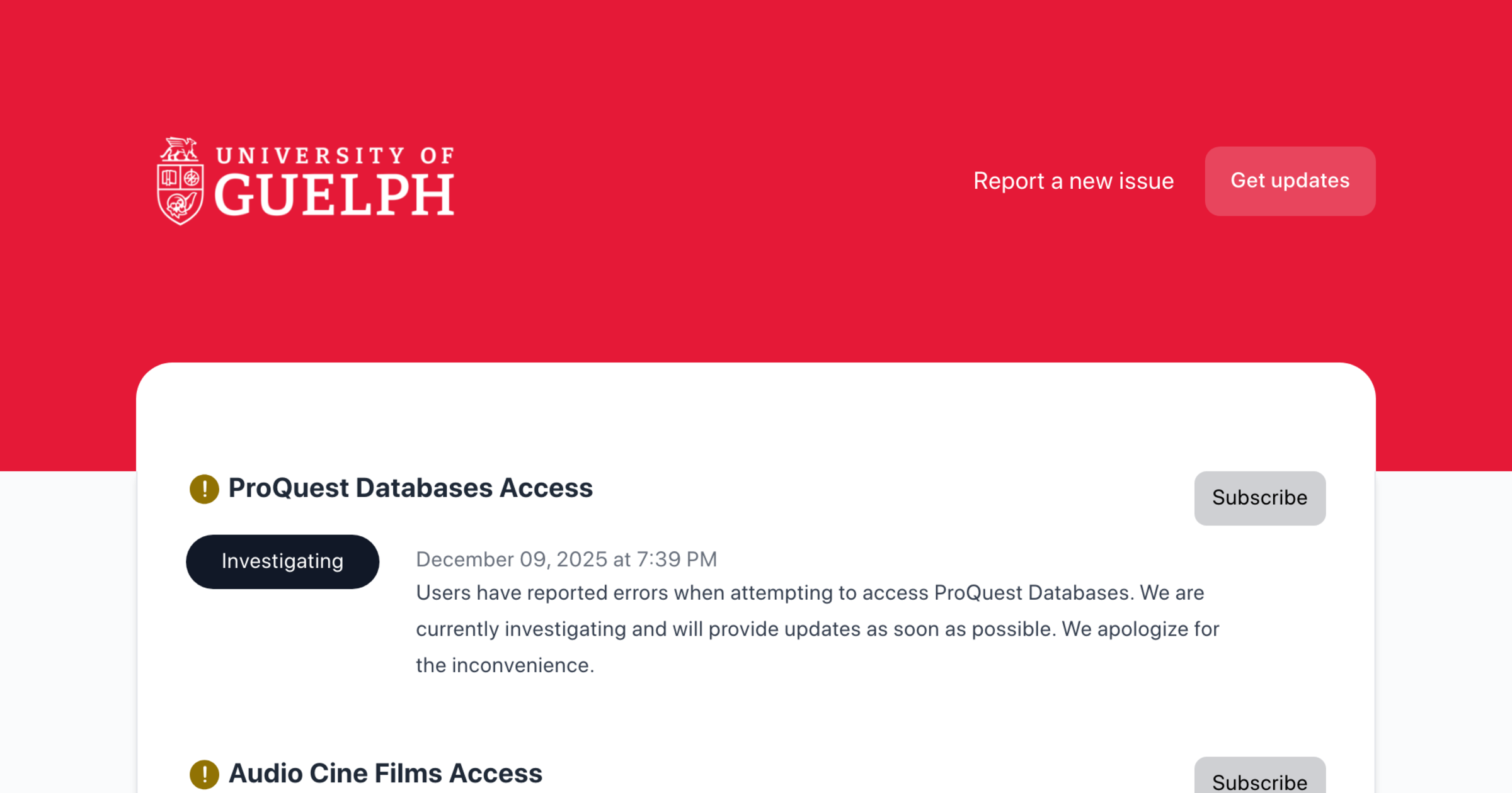 Some Springer E-Books Not Available - Incident details - McLaughlin ...